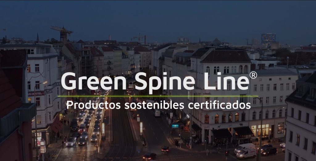 Green Spine Line®: Productos sostenibles certificados